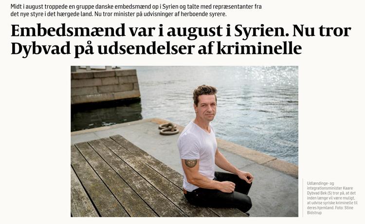 Ja, Kaare Dybvad. Vi HAR set dine pumpede overarme