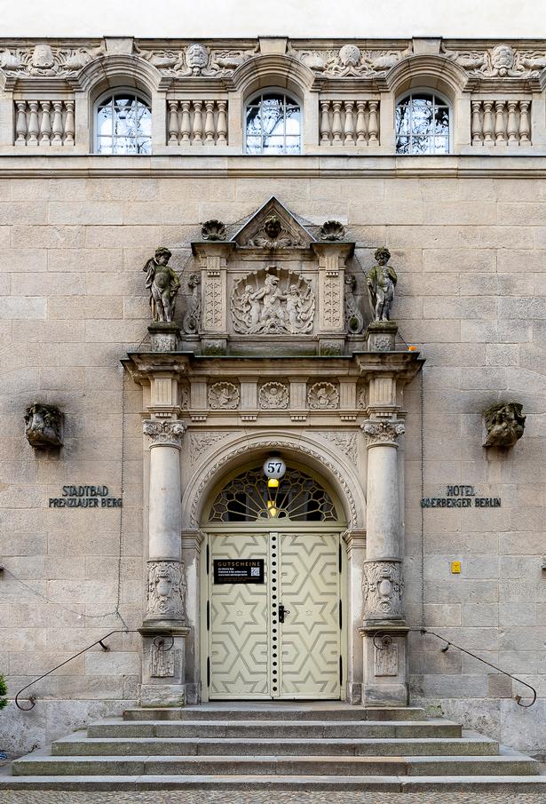 The public bathhouse fell into disrepair, but has been reborn as a hotel